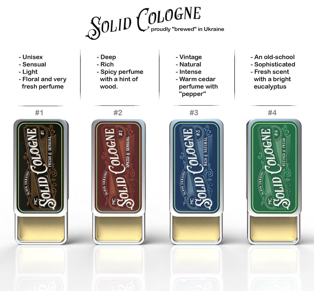 SOLID COLOGNE Men,unisex, High Quality Perfume Handmade, Perfume. All ...