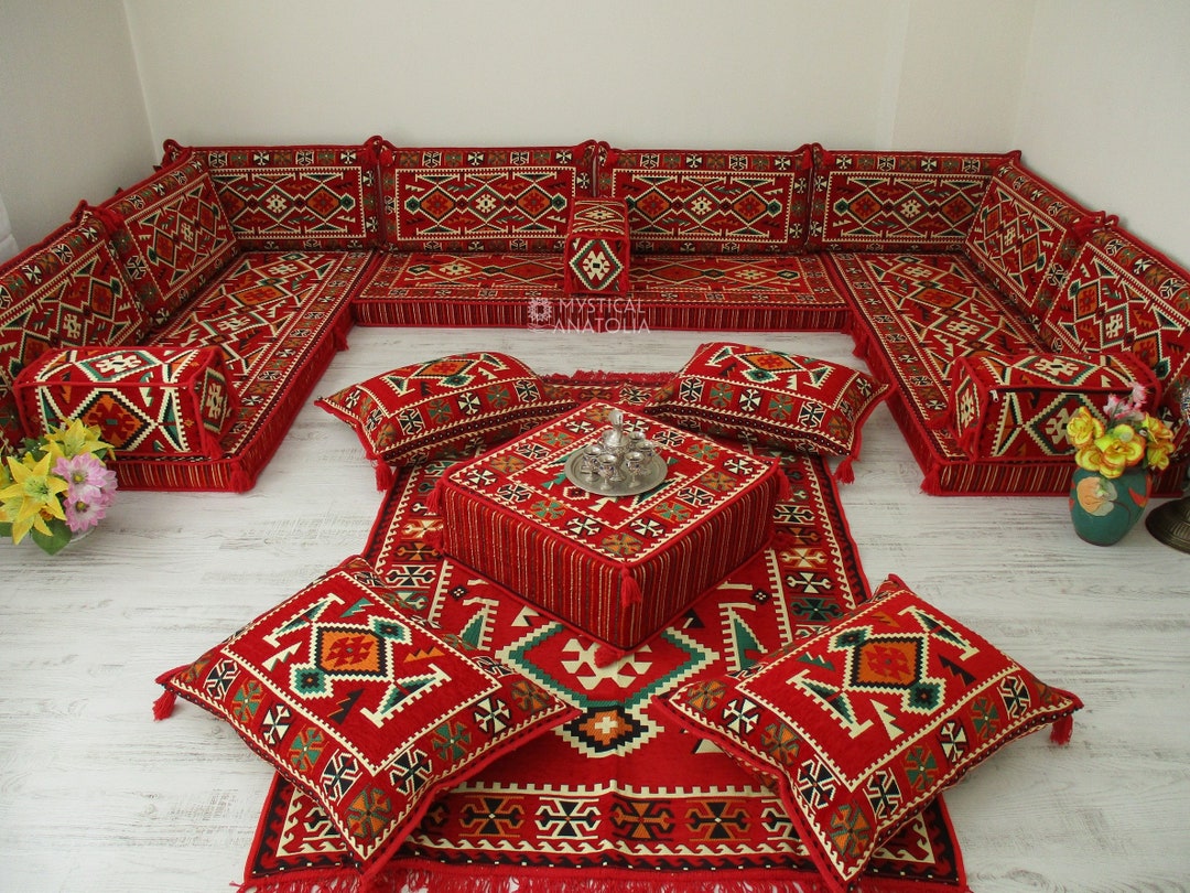 Arabic Floor Seating Sofa, Arabic Jalsa, Arabic Couches, Oriental Floor ...