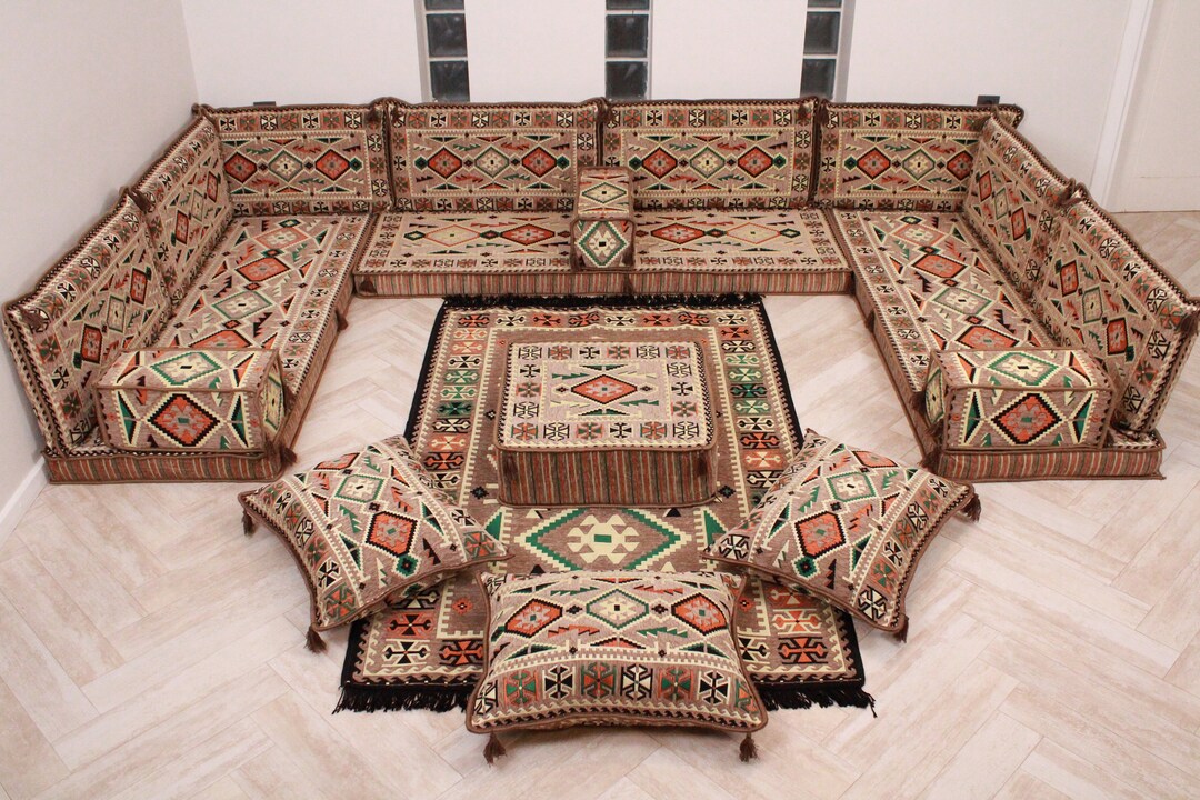 Arabic Majlis Sofa, Living Room Furniture, Arabic Jalsa, Arabic Floor ...