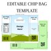 Editable Chip Bag Template Chip Bag Template Canva Chip Bag, Chip Bag ...
