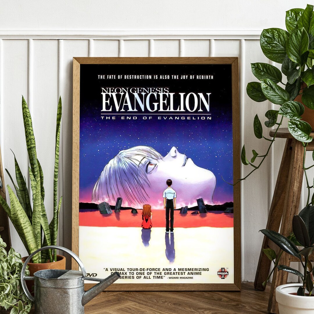 Neon Genesis Wall Art Anime Canvas Anime Gifts Neon Genesis Evangelion ...