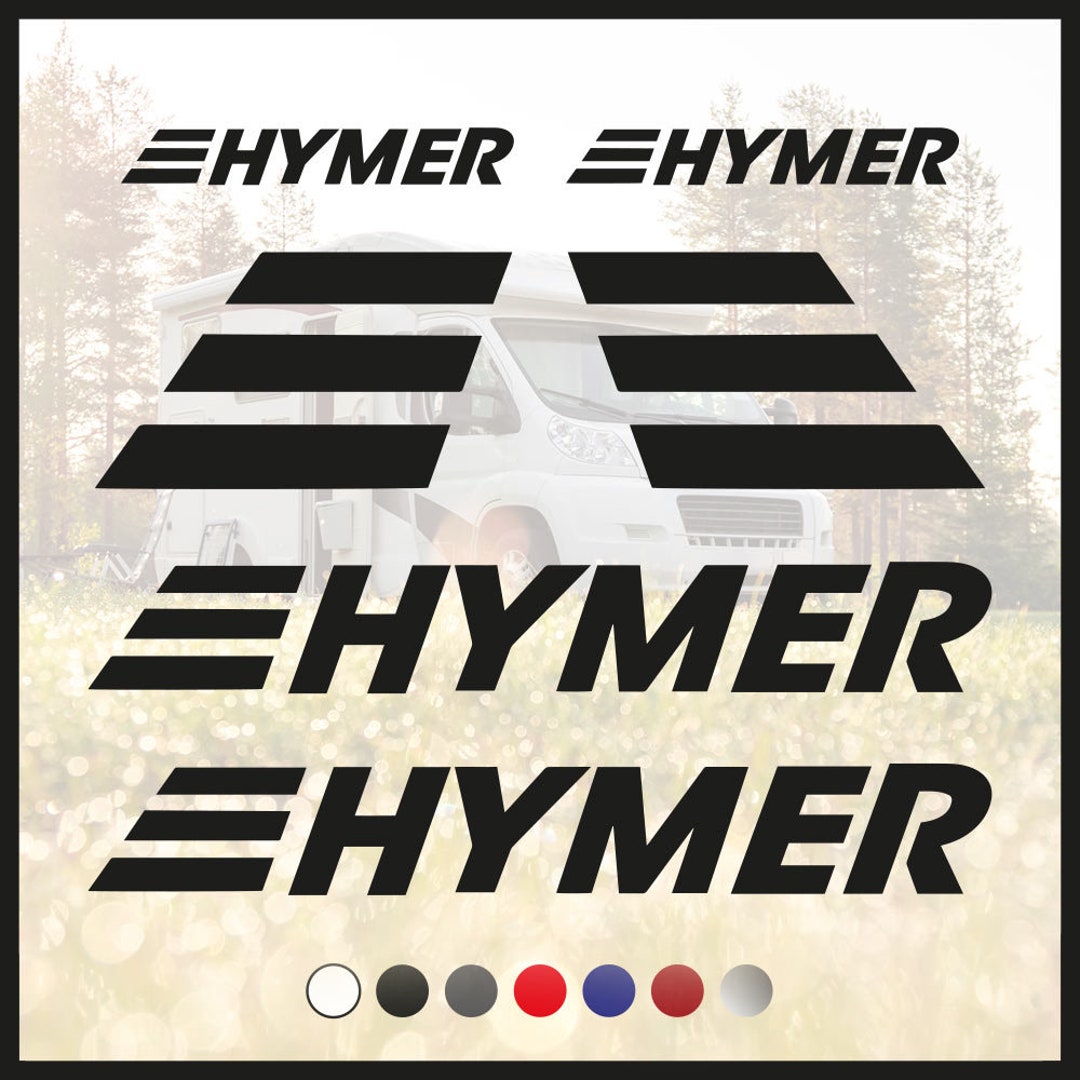 Hymer Logo Logo Set Sticker for Campers, Caravans, Caravans and Boats ...