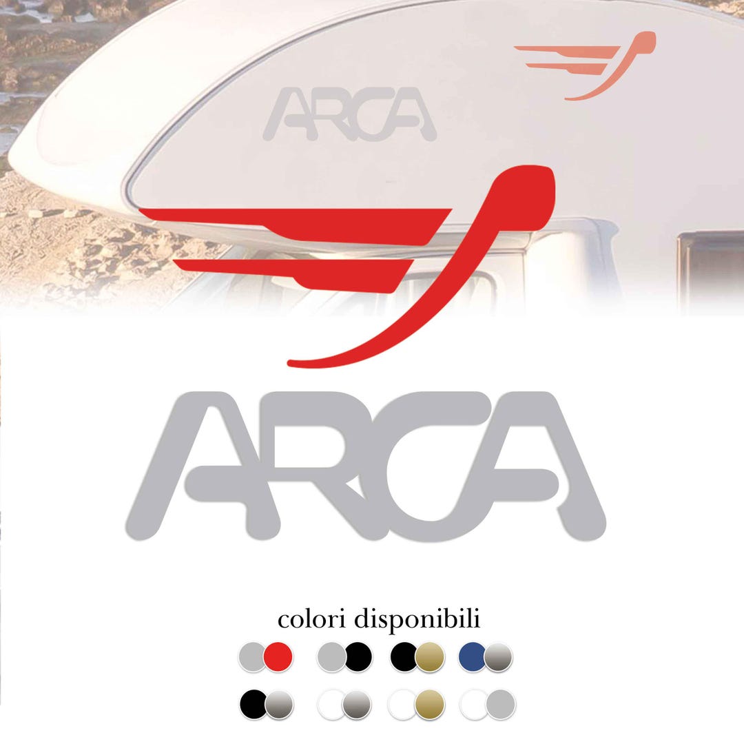 "arca LOGO 2025" Logo Sticker Set for Campers, Caravans, and Boats. - Etsy
