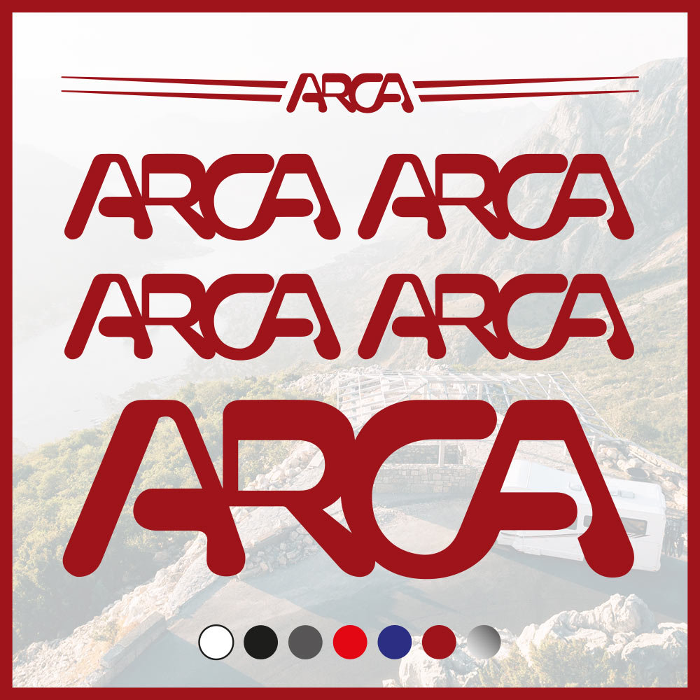 Arca Logo Logo Set Sticker for Campers, Caravans, Caravans and Boats - Etsy