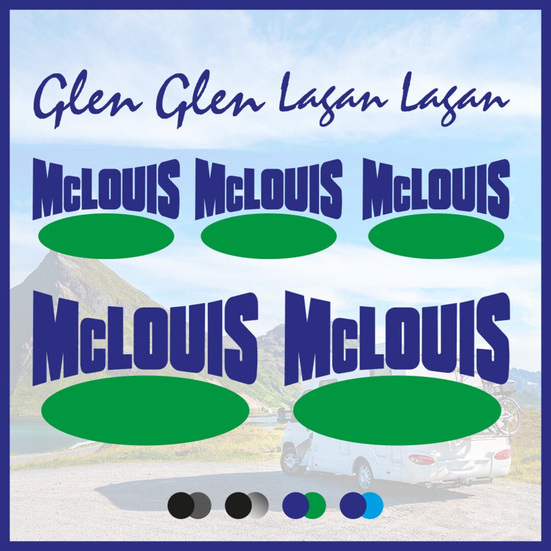 Mclouis Logo Set Logo Sticker for Camper Caravan Trailer and Boat - Etsy