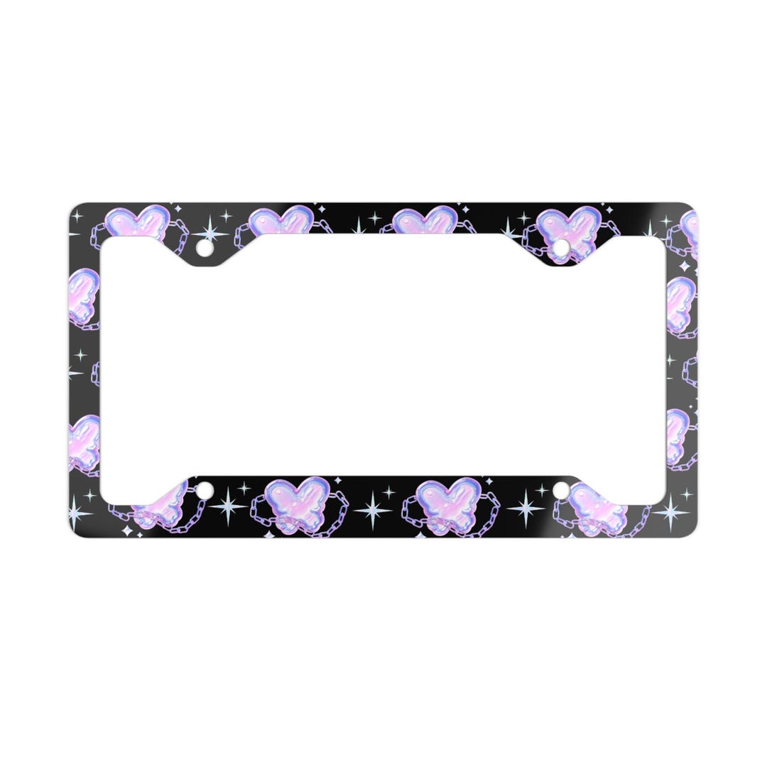 HOLOGRAPHIC Butterfly License Plate Frame - Y2K Cute Car Accessory - Etsy