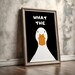 What the Duck Poster – Funny Duck Art, Minimalist Wall Decor, Humorous ...