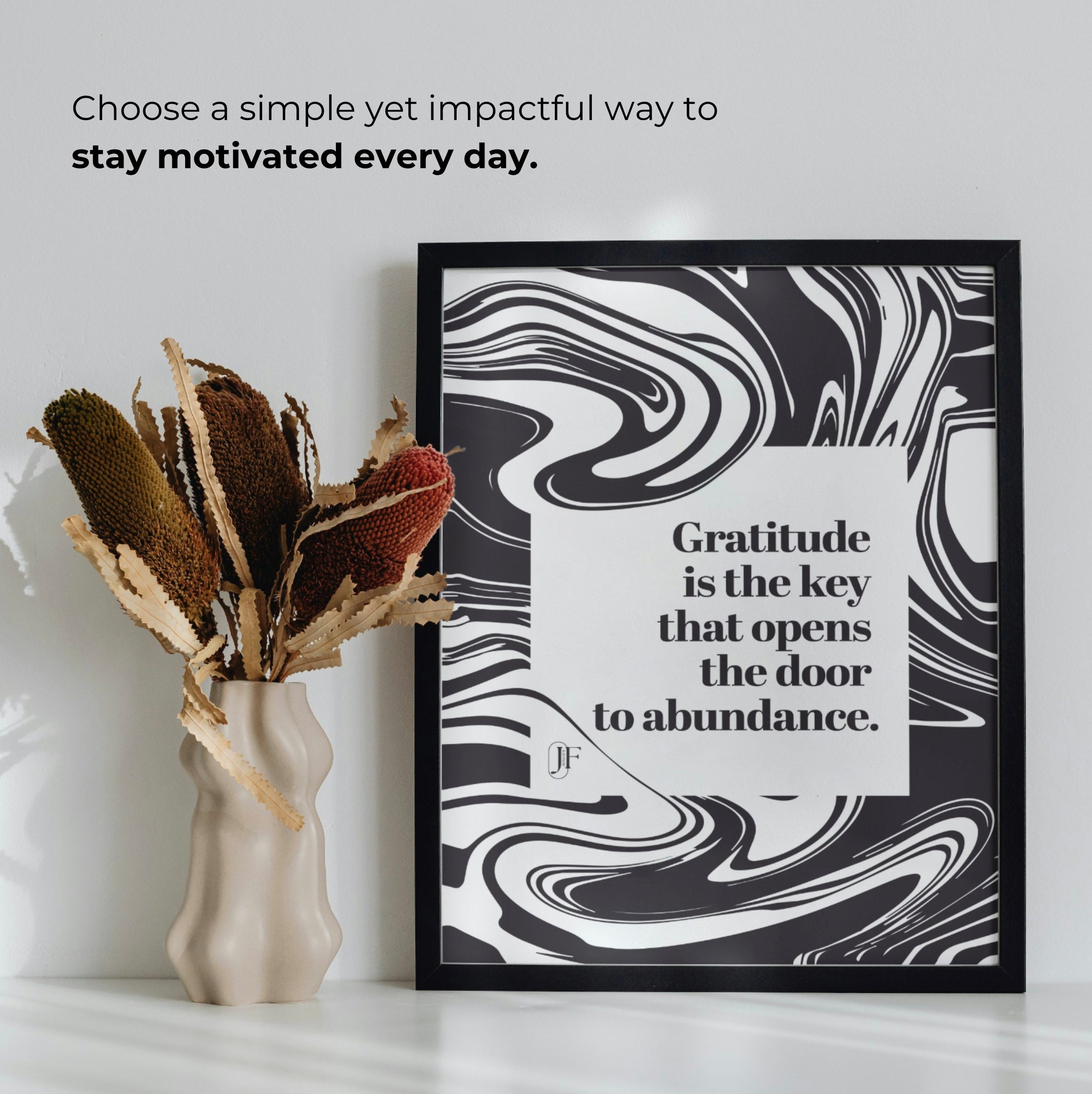 Printable Motivational Wall Art Collection Flowing Inspirations - Etsy