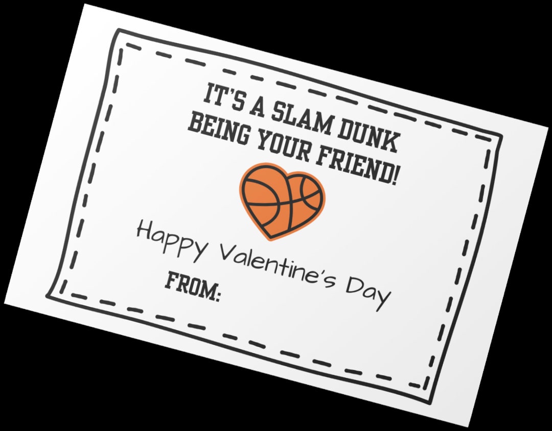 It's a Slam Dunk Being Your Friend - Etsy