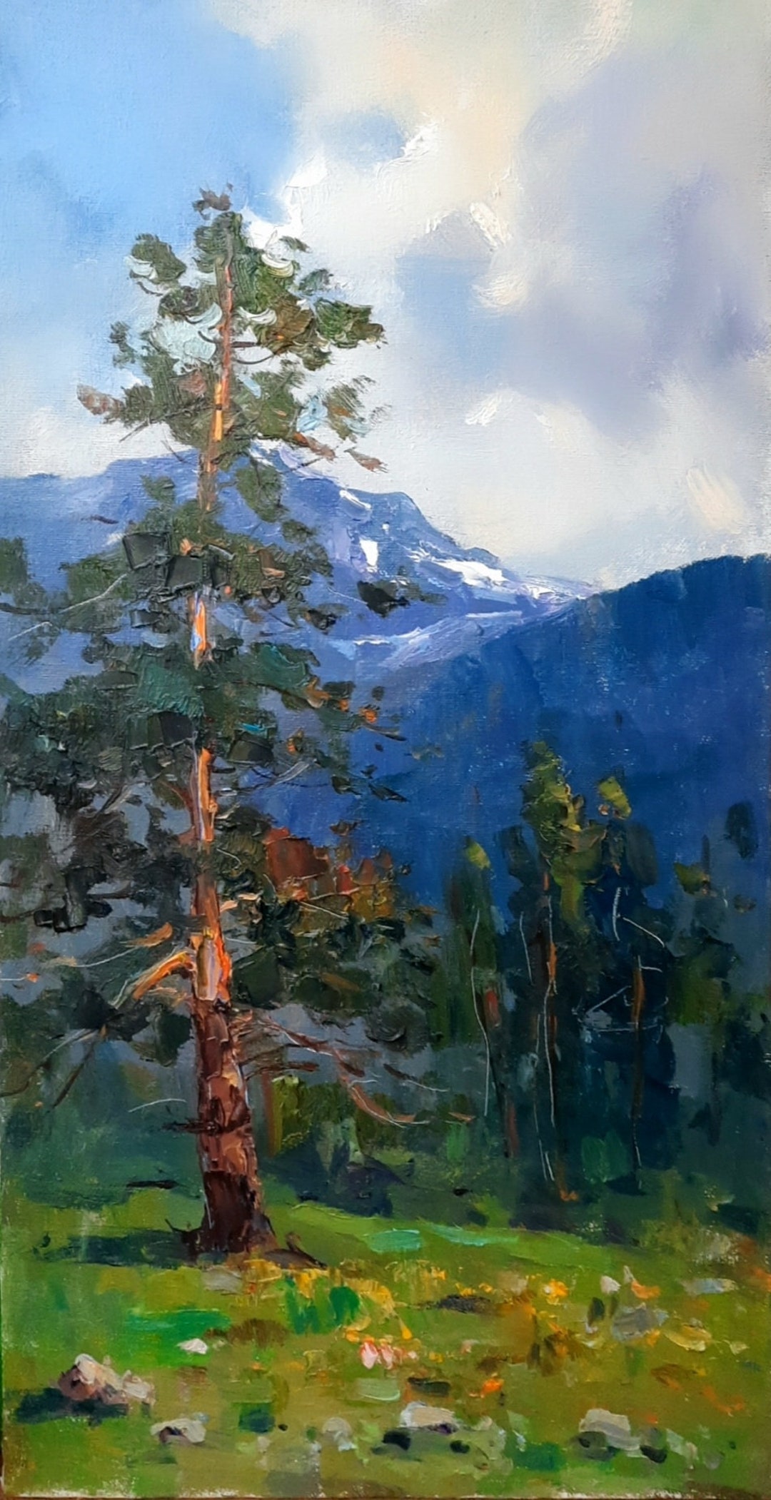 Tree Painting, Original Artwork, Tree Wall Art, Original Oil Painting ...