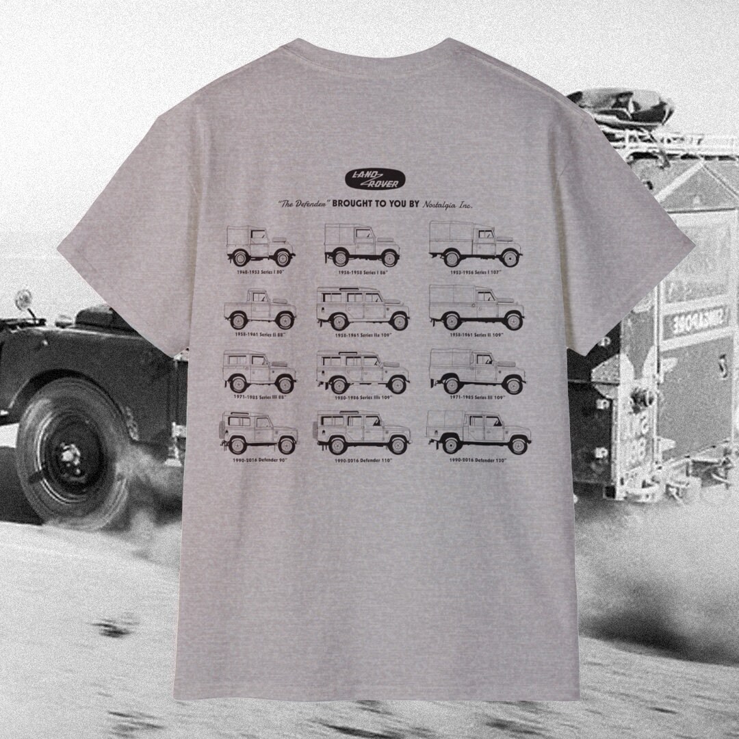 Land Rover 'series/defender' T-shirt - Etsy