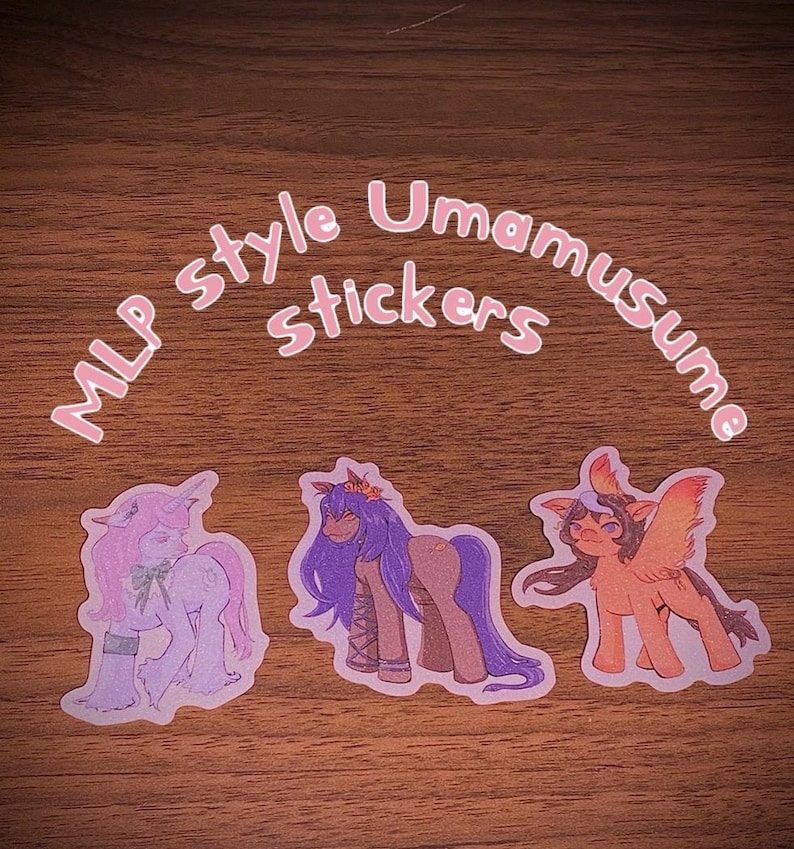 Uma Musume MLP Style Stickers - Etsy