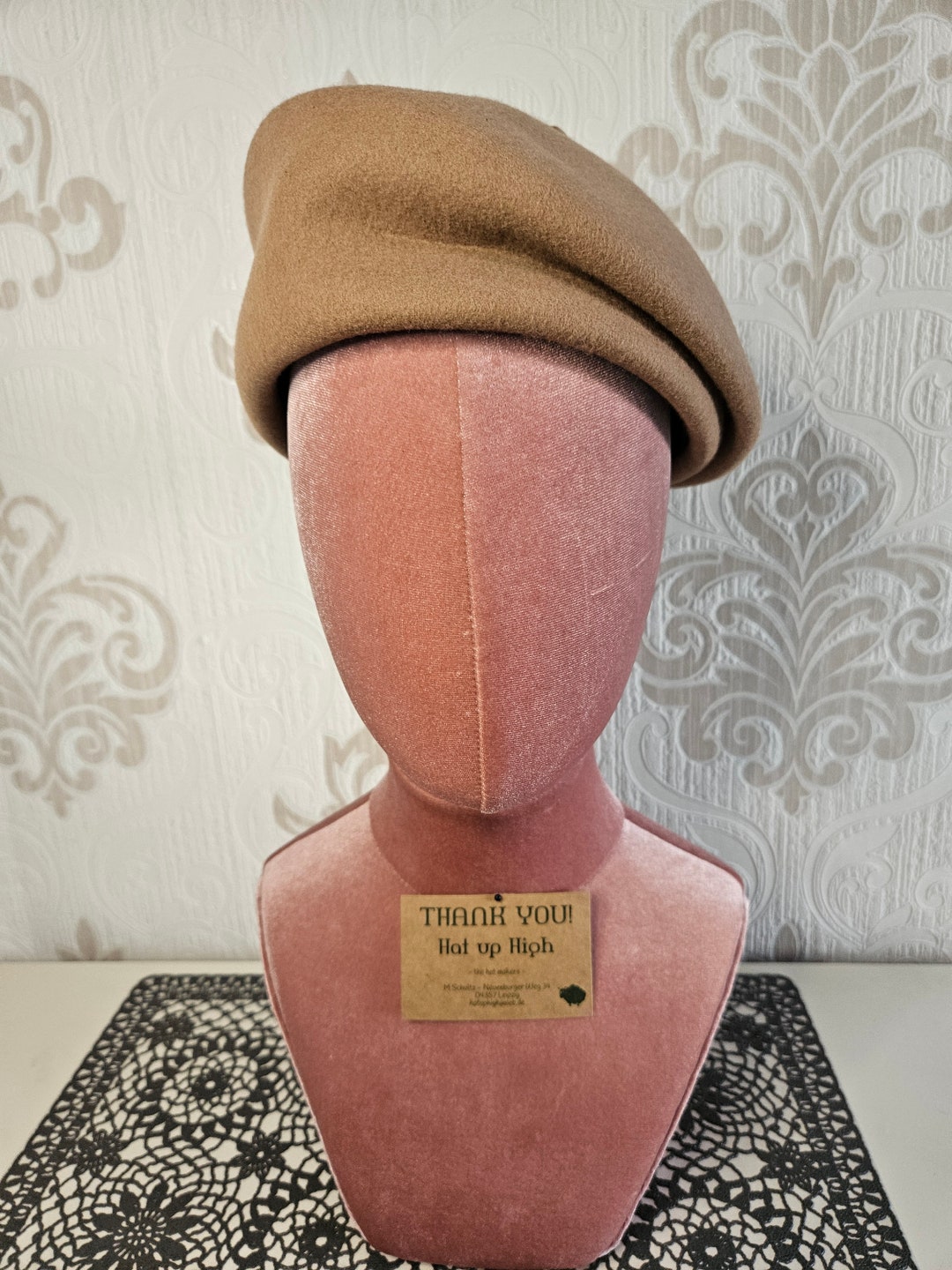 THE FRENCH HAT I Beige / Tan / Hat / Hat / Beret / Cap / Audrey Hepburn ...