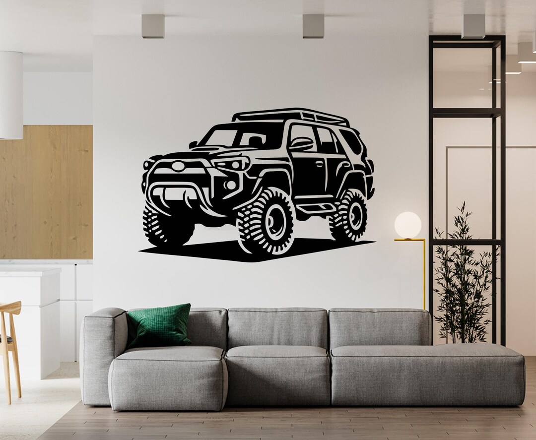 Toyota 4runner SVG: Off-road SUV Clipart, Cricut Silhouette Cut File - Etsy
