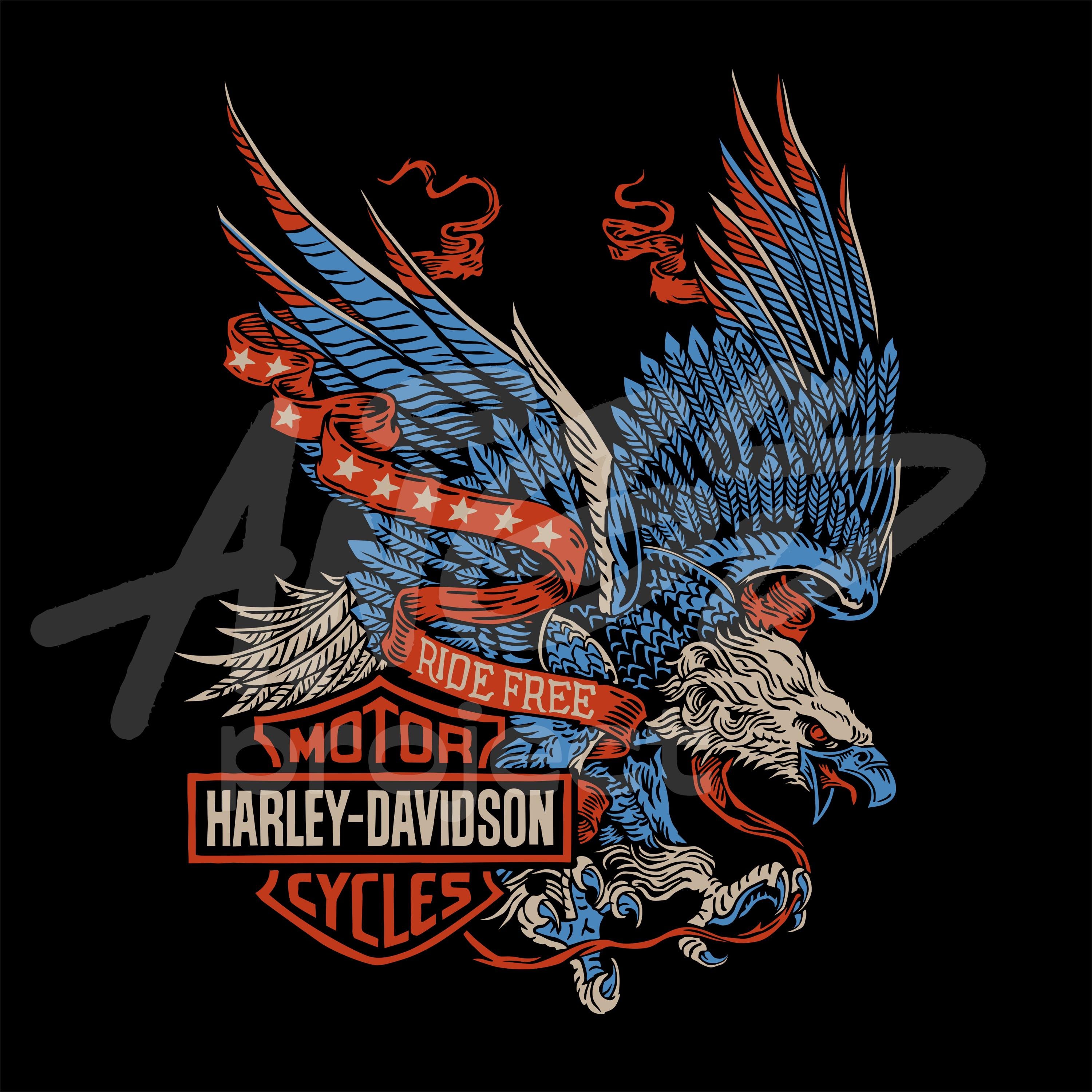 Harley Davidson Artwork ,digital Download,instant Download,tshirt ...
