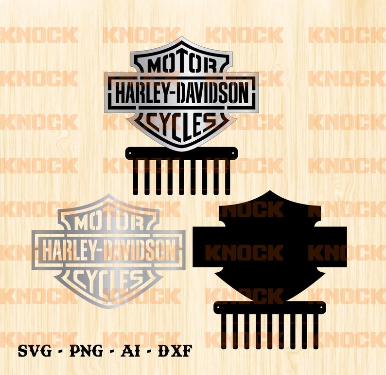 Harley Davidson DXF SVG File Motorcycle Sign - Metal Art | File for ...