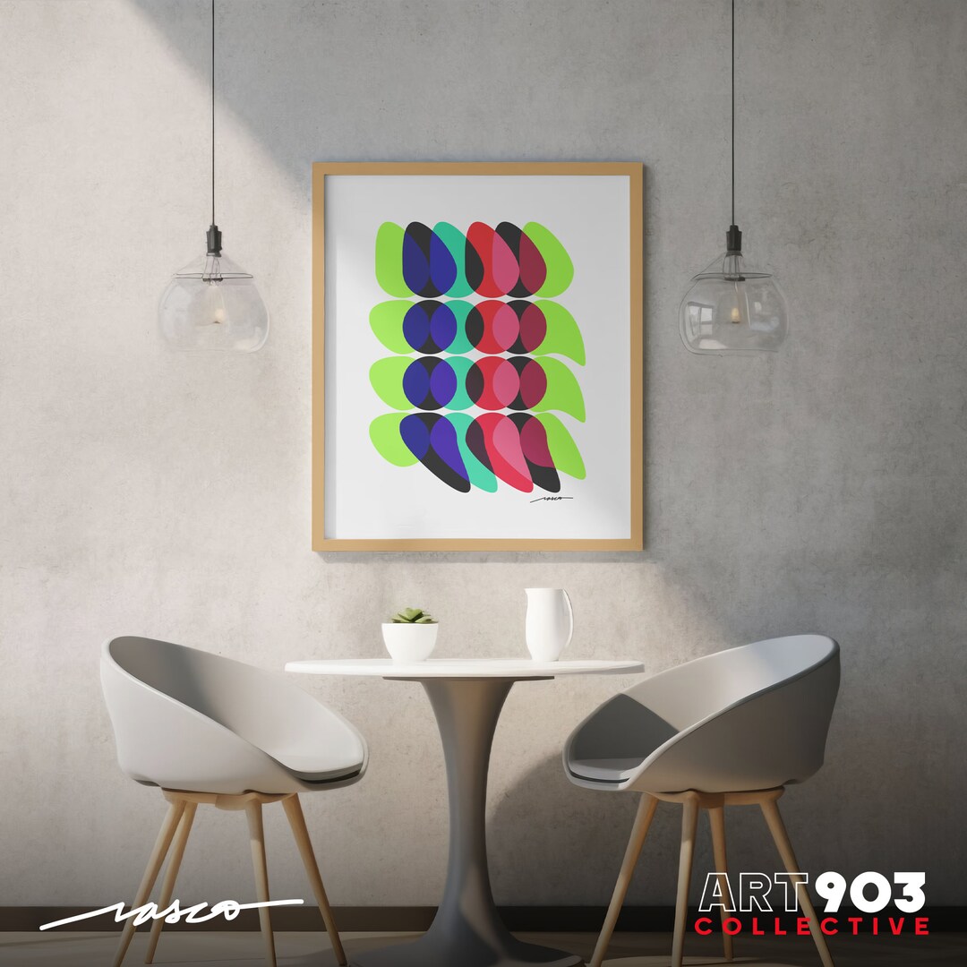 Matte Vertical Posters / Digital Art / Modern Art / Deco Home / Vasco ...