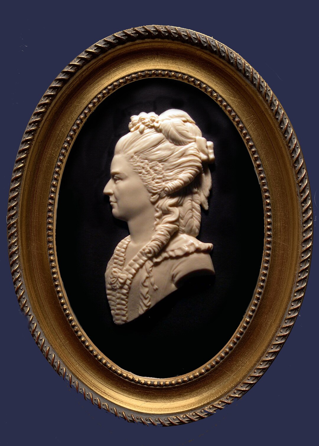 Wax Portrait of Marie Antoinette - Etsy