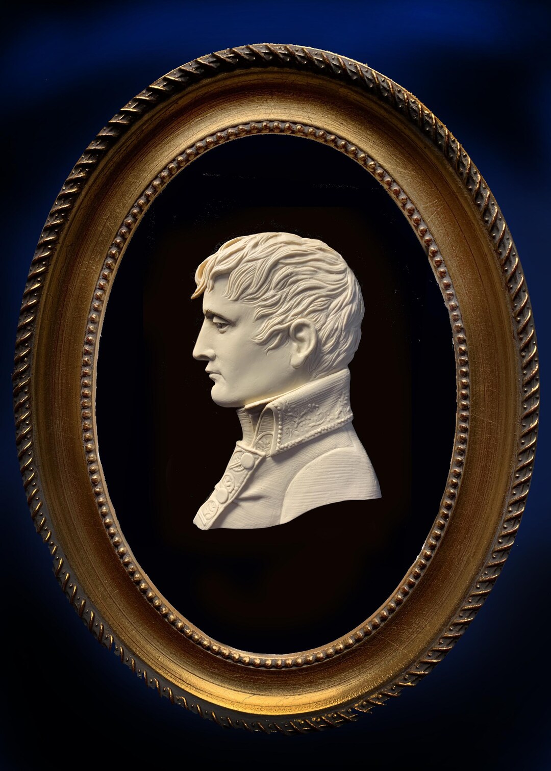 Wax Portrait of Napoleon Bonaparte as First Council, Framed. - Etsy