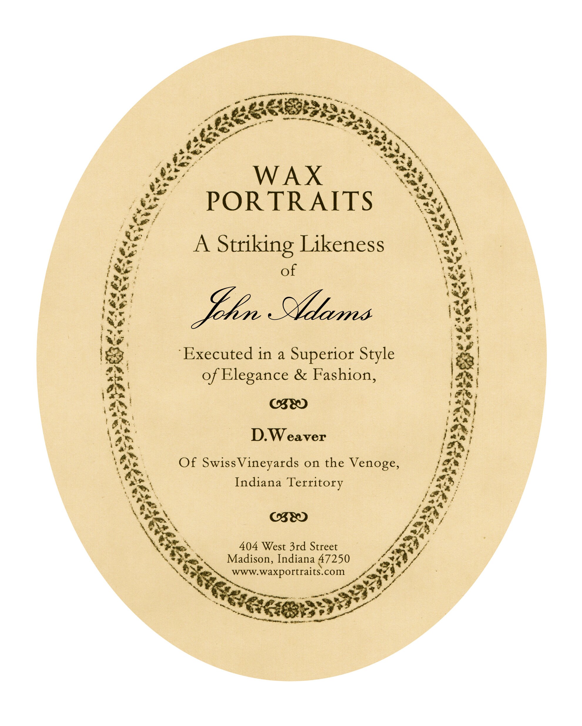 Wax Portrait of John Adams - Etsy