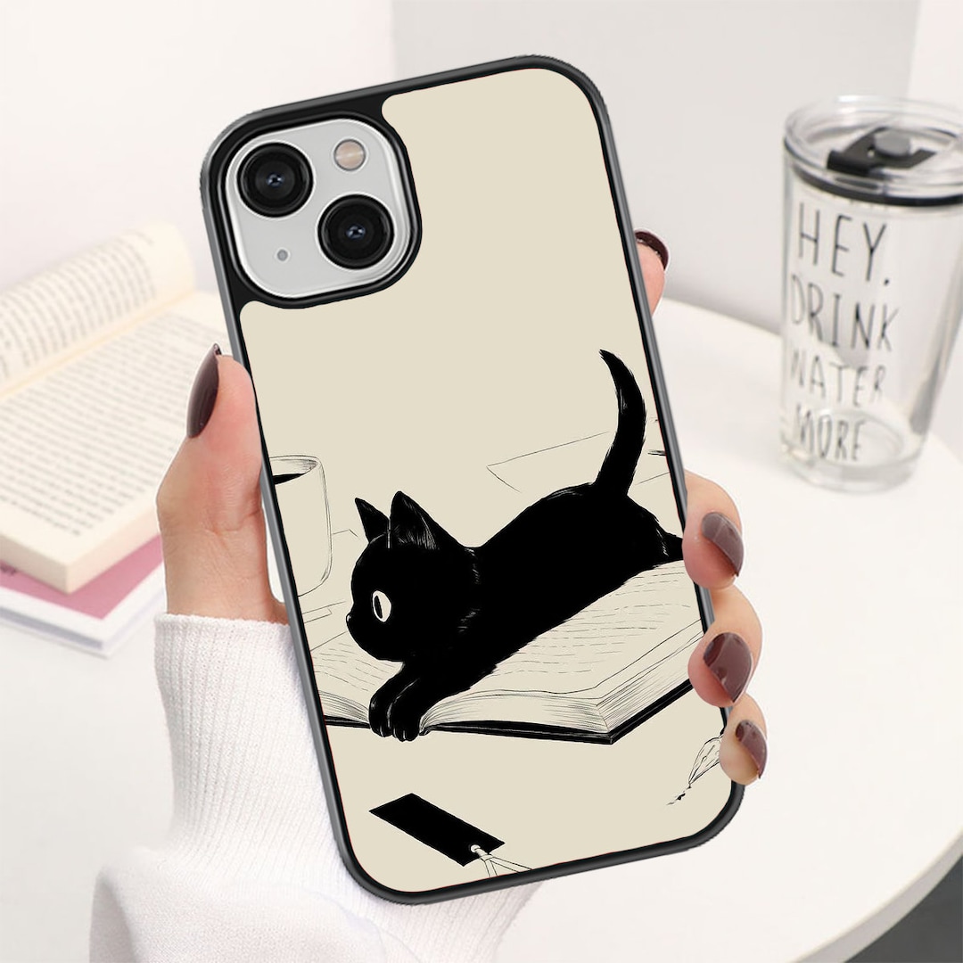 Cute Black Cat - Phone Case Cover [compatible With iPhone Models ...