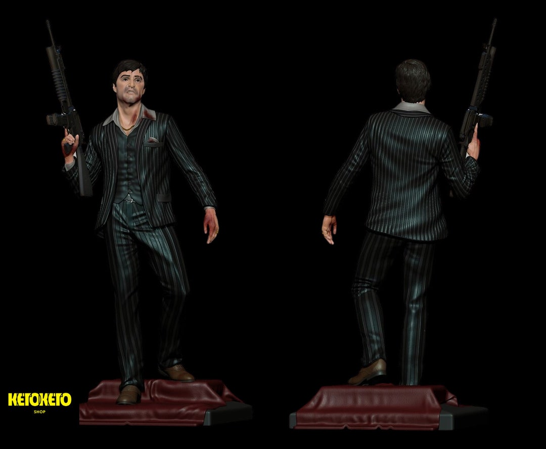 Tony Montana 3D STL Model File, Tony Montana High Quality STL File ...