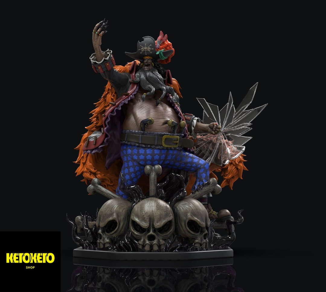 Blackbeard 3D STL Model File, Blackbeard High Quality STL File ...