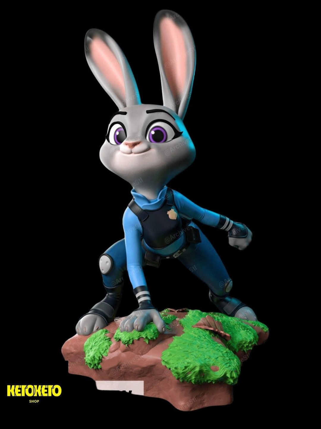 Judy 3D STL Model File, Judy High Quality STL File, Judy 3D Printable ...