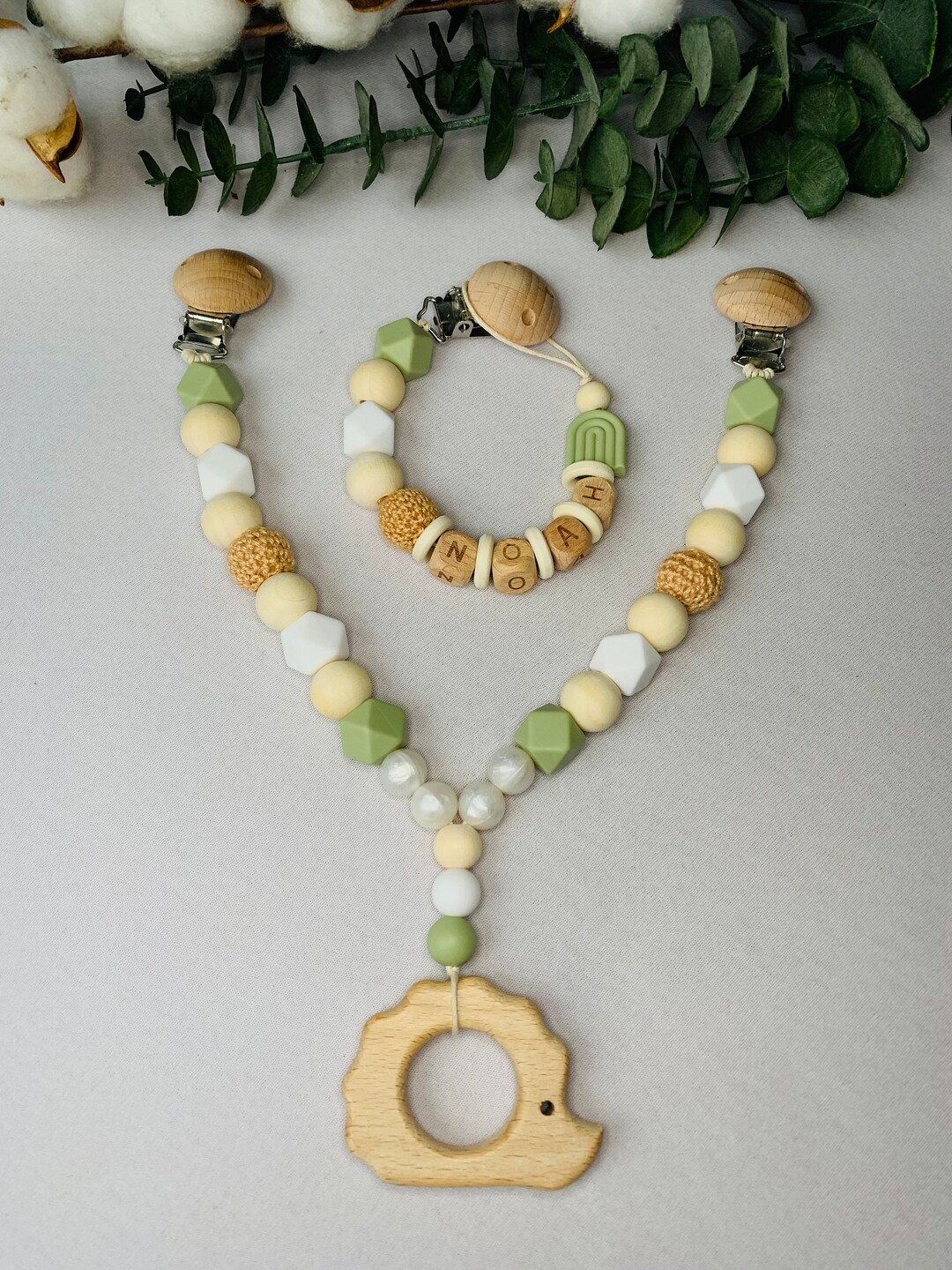 Homemade Pacifier Chain Stroller Chain, Individual, Customizable and ...