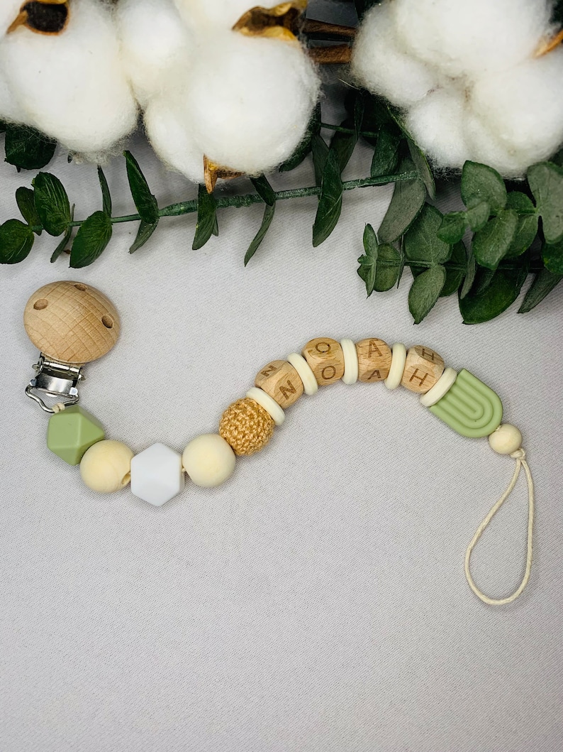 Homemade Pacifier Chain Stroller Chain, Individual, Customizable and ...