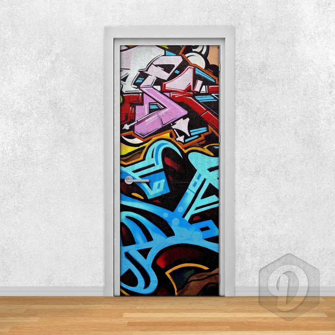 Graffiti Peel and Stick Wallpaper Self-adhesive Vinyl Sticker Graffiti ...