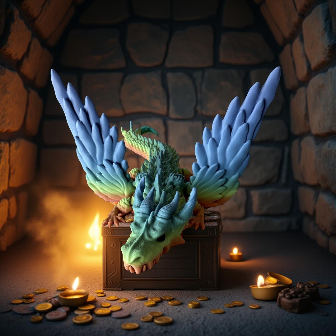 Drago Draconic Dragon - 3D Printed Dragon - Articulated Dragon ...