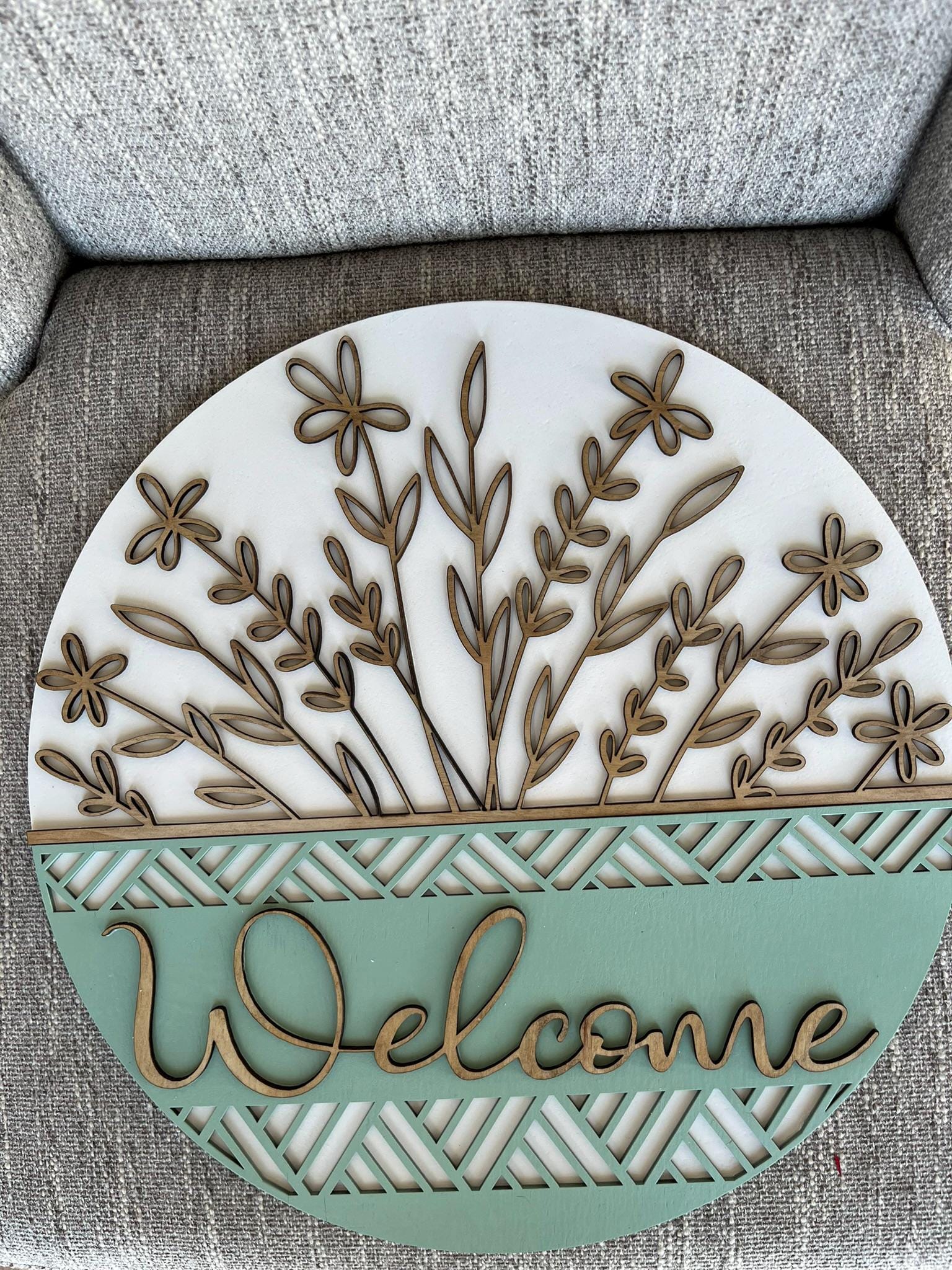 Welcome Front Door Sign, Wild Flower Front Door Sign, Wild Flower Door ...