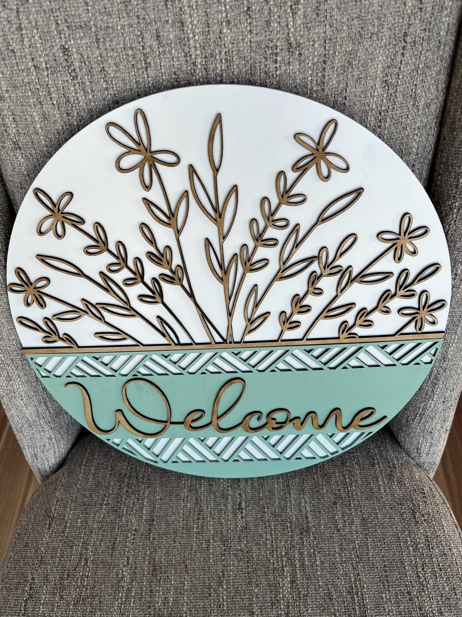 Welcome Front Door Sign, Wild Flower Front Door Sign, Wild Flower Door ...