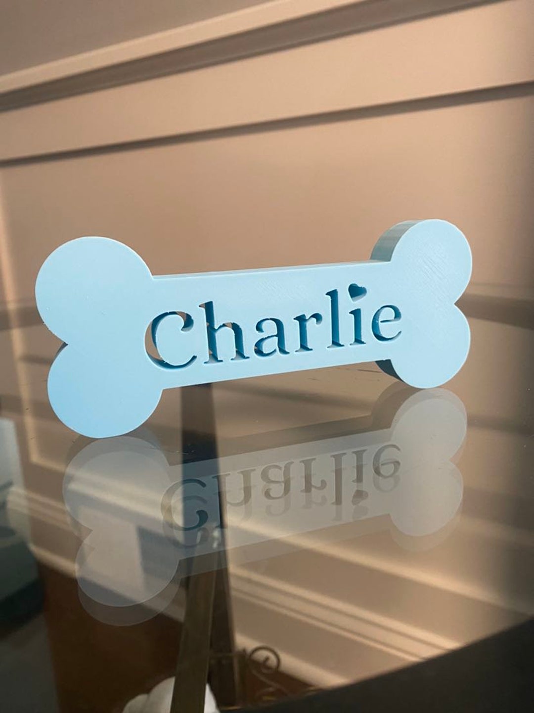 Custom Dog Name Plaque - Personalized 3D Printed Pet Name Sign for Home ...