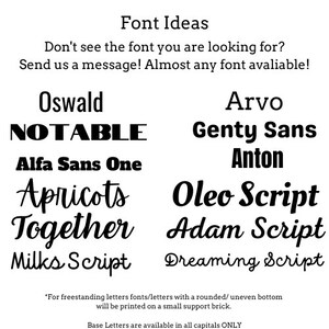 Personalized Freestanding Letter -3D Printed Customized With Name ...