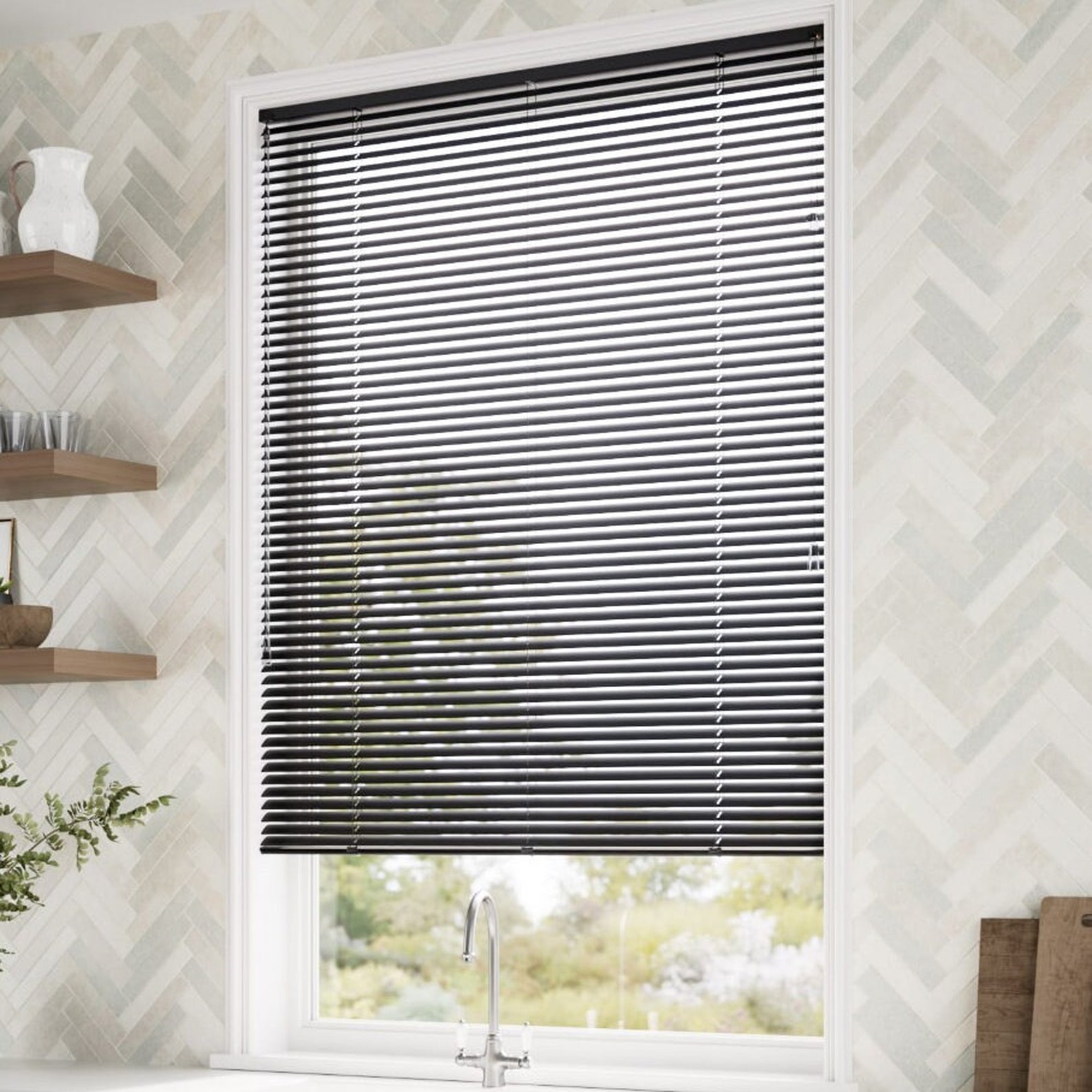Studio Jet Black Venetian Blind 25mm Slat - Etsy