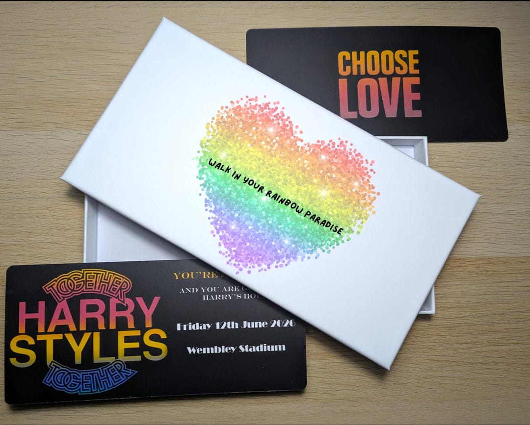 Harry Styles Ticket Reveal | Together Tour Keepsake, UV Printed - Etsy