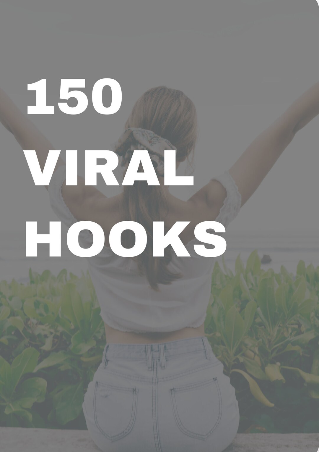 150 Viral Hooks - Etsy
