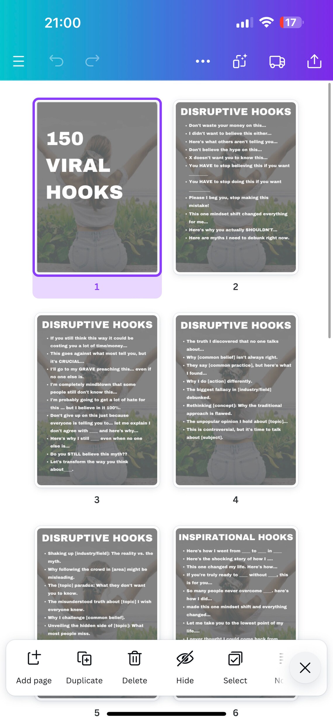 150 Viral Hooks - Etsy