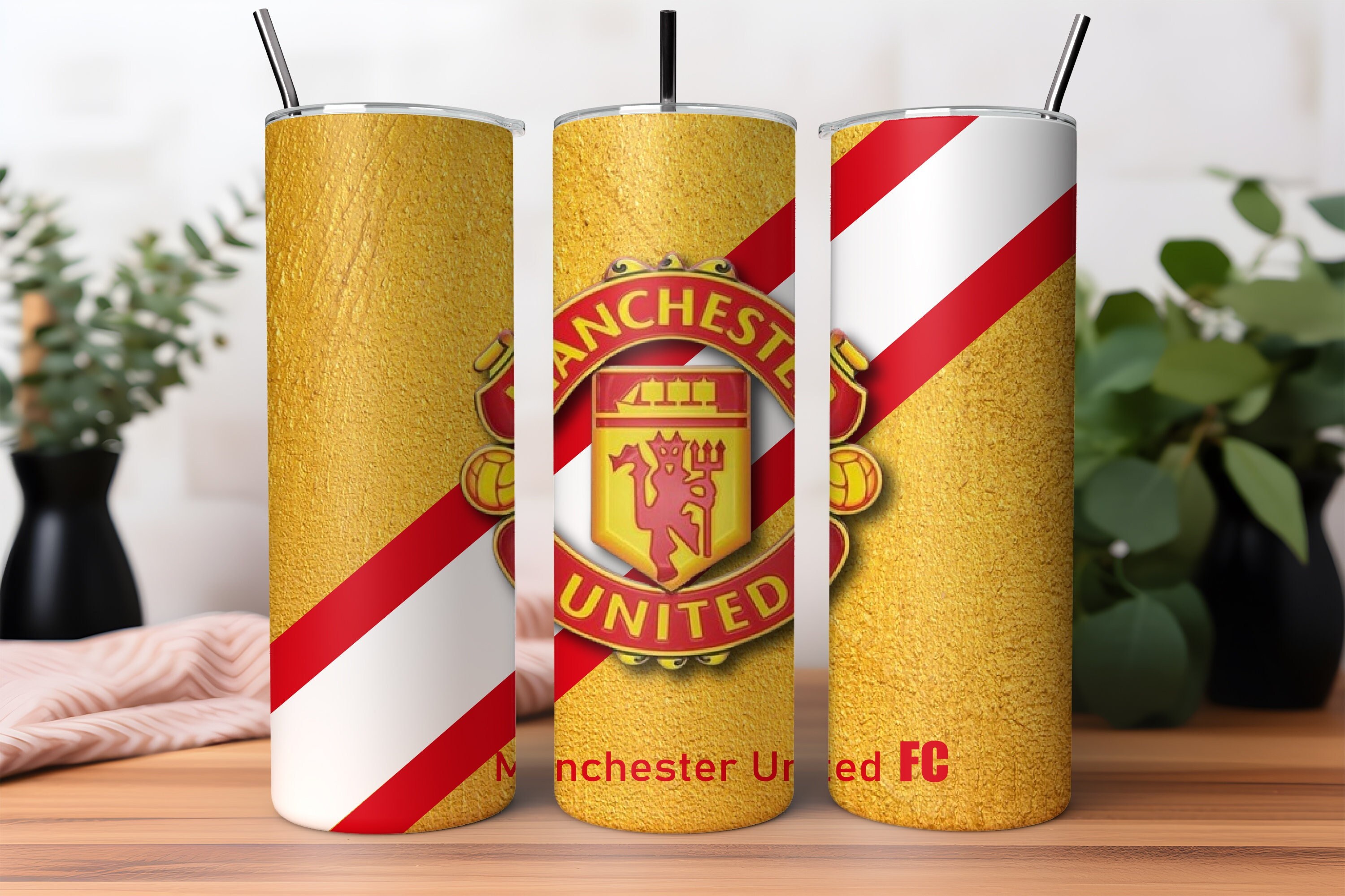 Manchester United Soccer Tumbler Wrap, Football Sublimation Tumbler ...