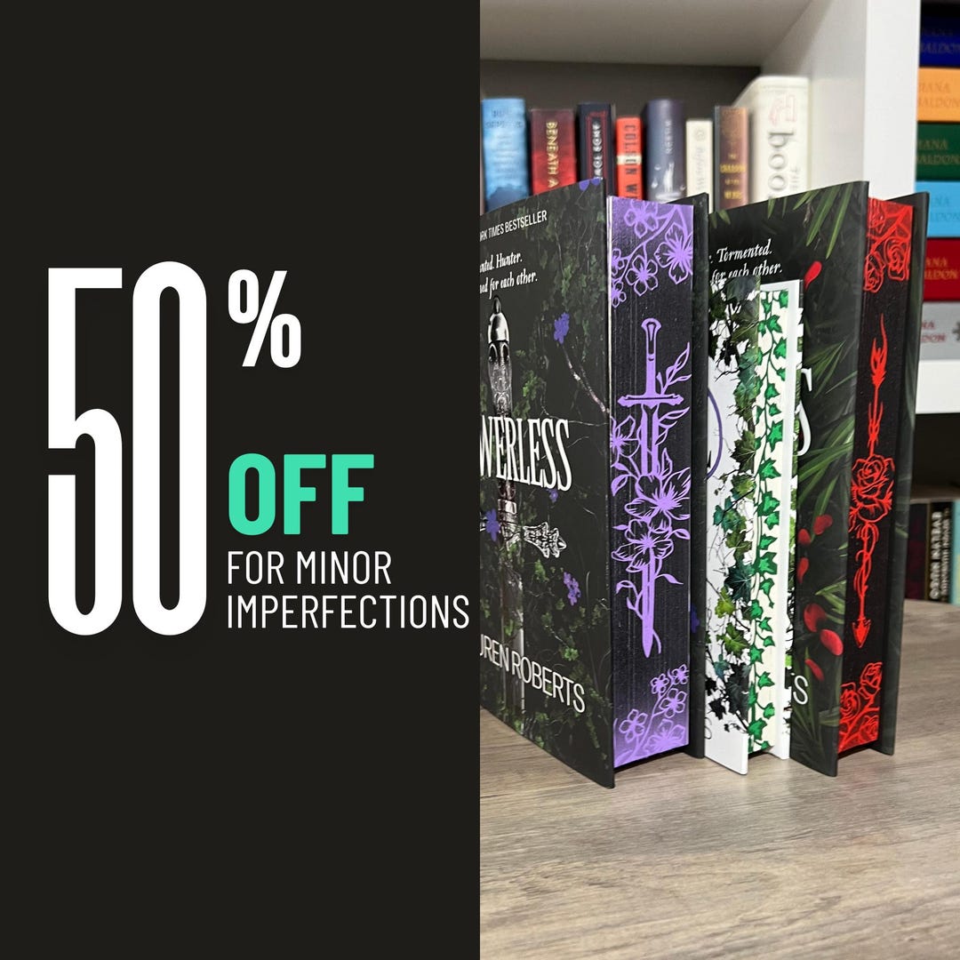 IMPERFECT Sprayed Edges Powerless Series by Lauren Roberts - Etsy