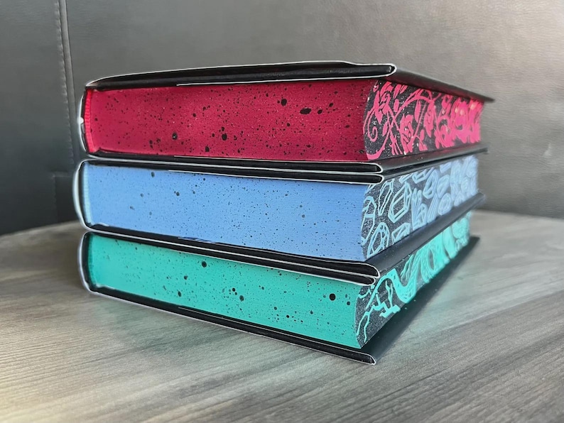 3 Stenciled Edge PNG Designs for DIY Book Edges | Inspired by Alex ...