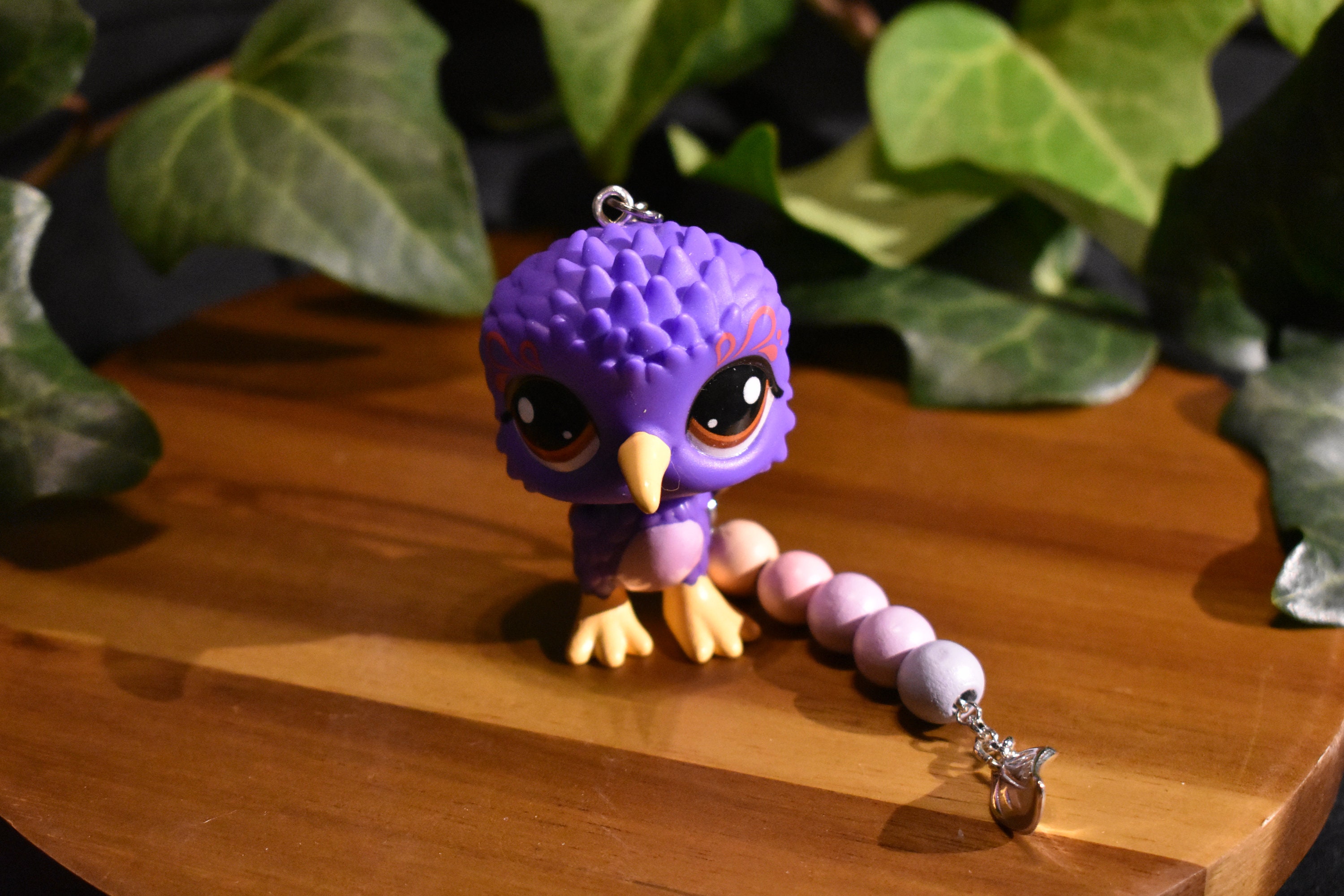 Littlest Pet Shop - Purple Kiwi Bird Keychain - Etsy