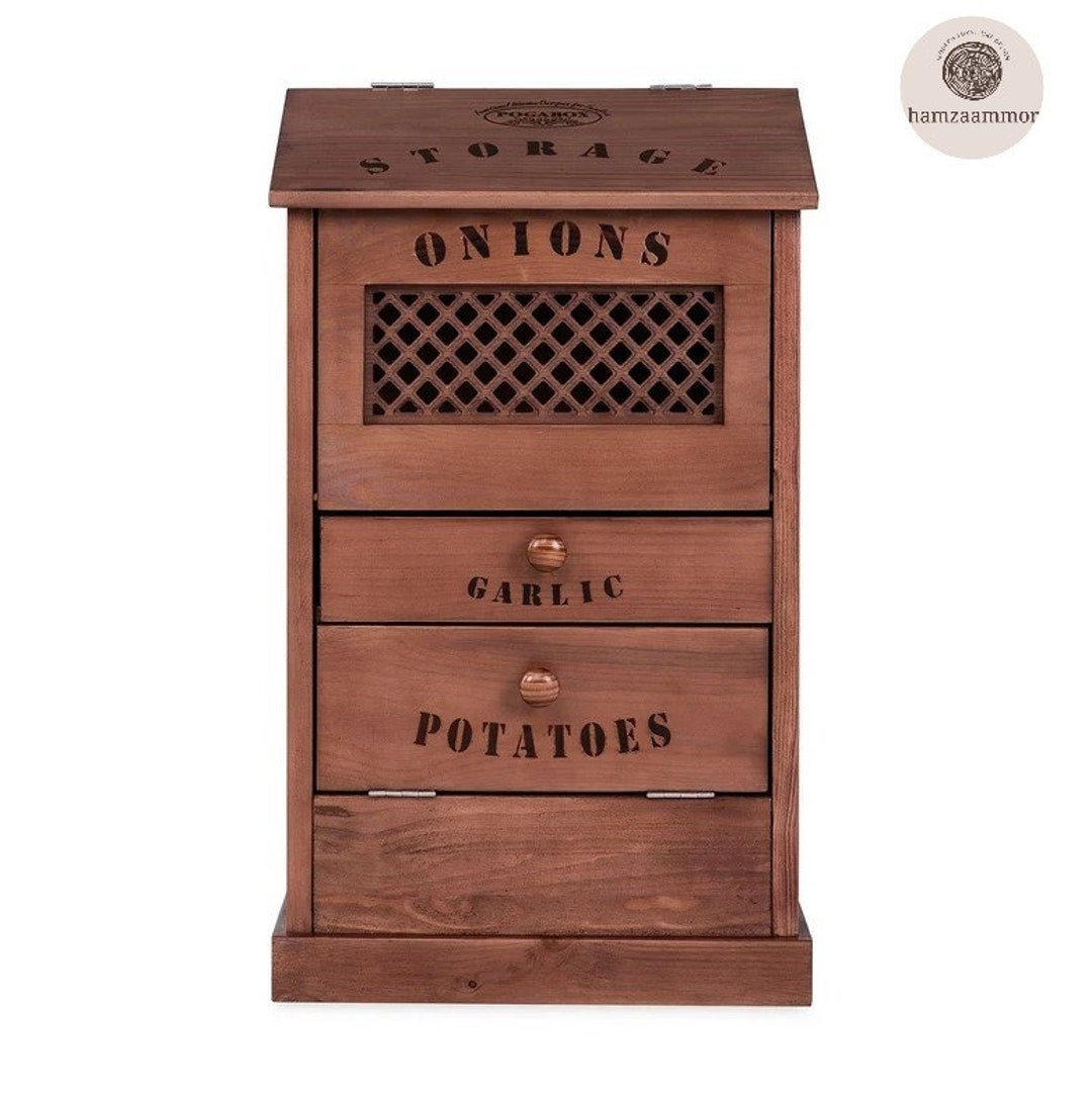 Pogabox, Garlic Bin, Garlic Storage, Onion Bin, Onion Box, Onion ...