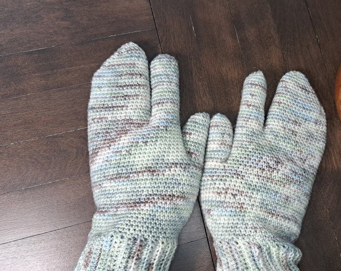 Swedish Wool Trigger Finger Mitts - Etsy