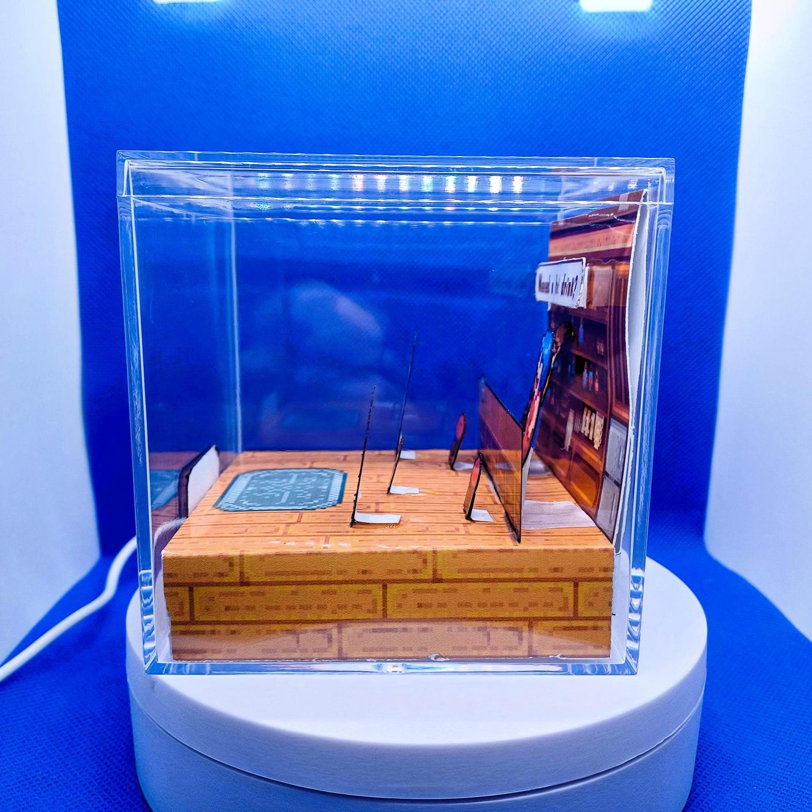 Stardew Valley Stardrop Saloon 3D Diorama, Personalized Handmade Shadow ...