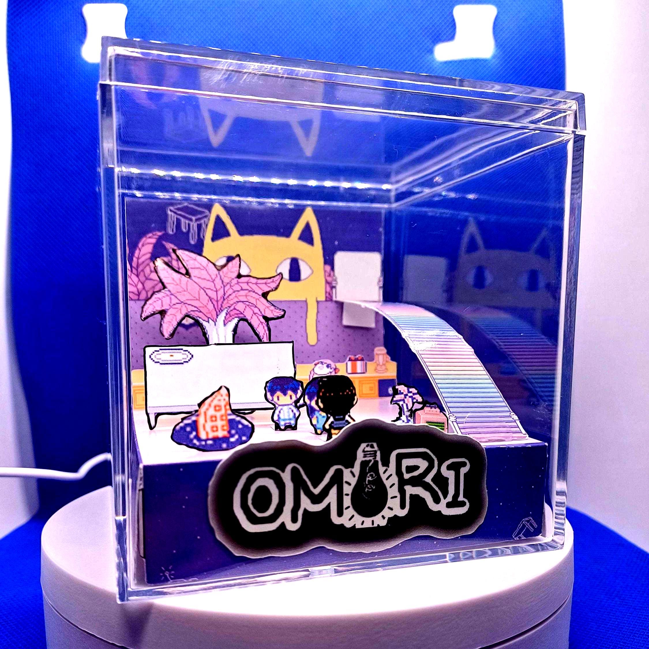 Omori Neighbor's Room 3D Diorama - Personalized Handmade Shadow Box ...