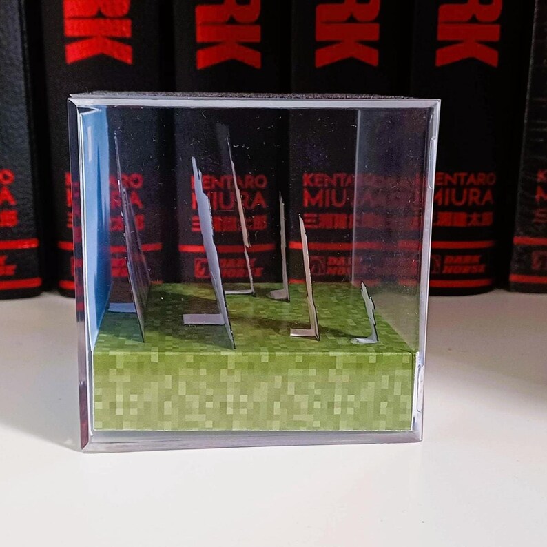 Minecraft 3D Cube Diorama – Handmade Display - Etsy