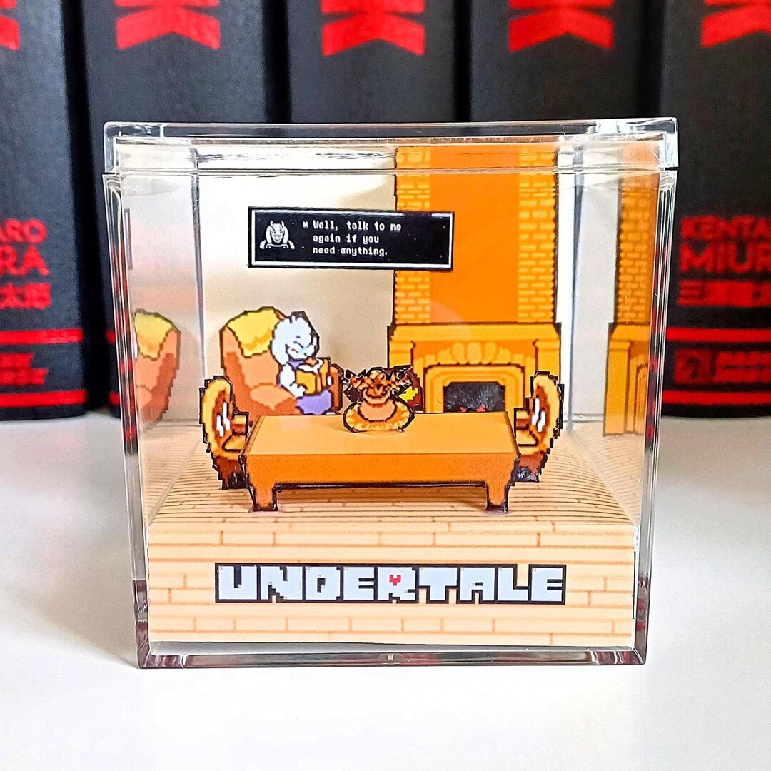 Undertale Toriel's Home Diorama: Handmade 3D Scene for Gamers - Etsy